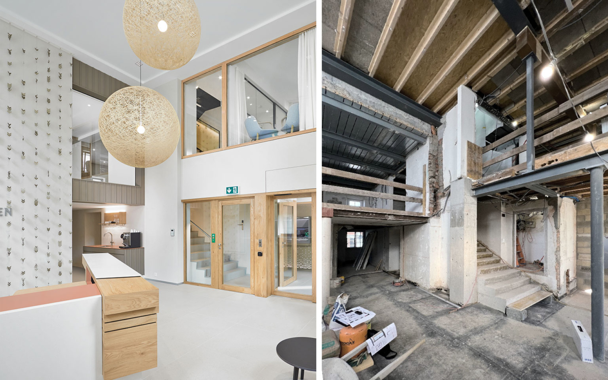 Bauen im Bestand – von Innen nach Aussen entwickelt – klar und aufgeräumt