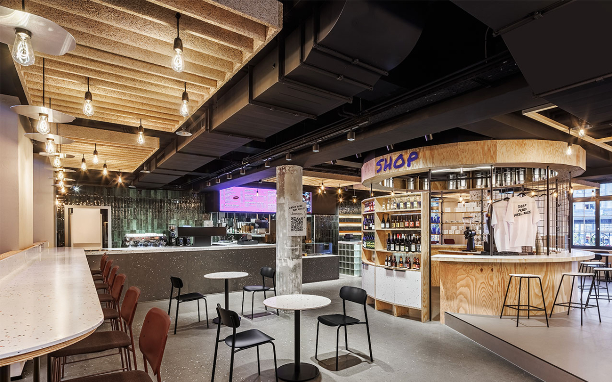 Fast. Bold. Local. Interior architecture for honest street food ...